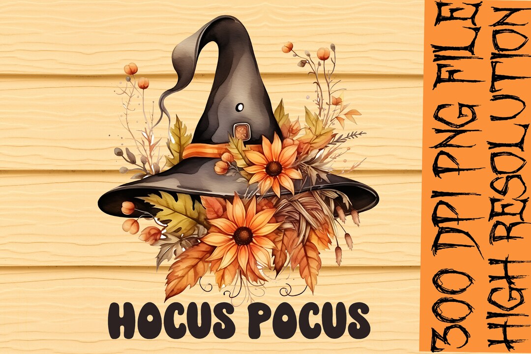 Hocus Pocus PNG, Spooky Ghost, Autumn Sublimation Design, Fall PNG ...