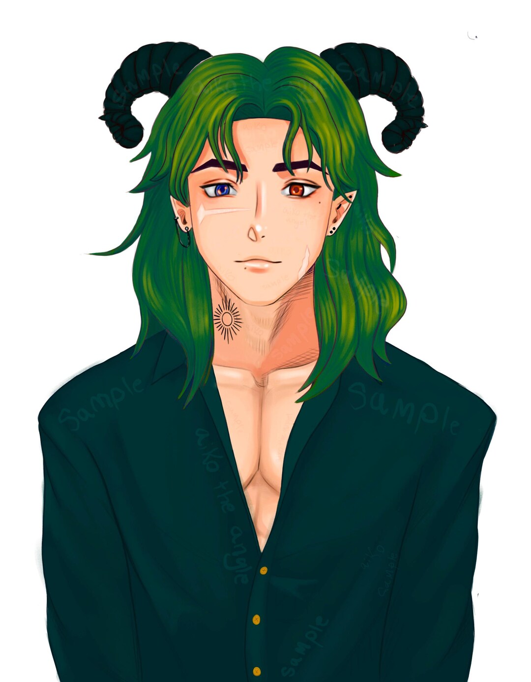 Male Fae Vtuber Png Model Premade - Etsy