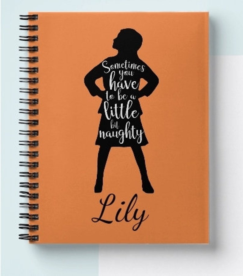 Personalized Matilda Inspired Notebook - Etsy UK