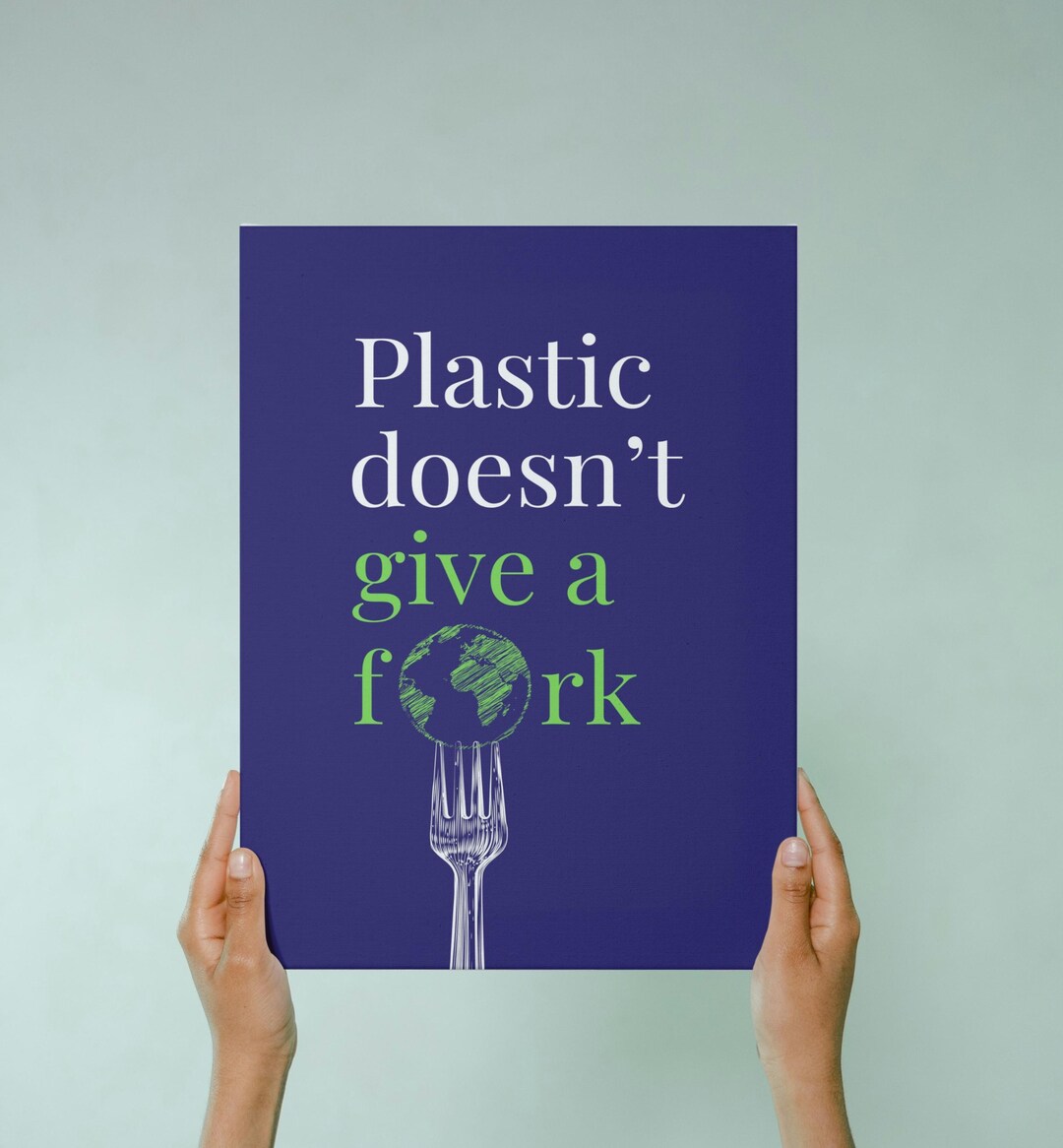 Plastic Pollution PRINTABLE Poster for Earth Day and Climate Activism ...