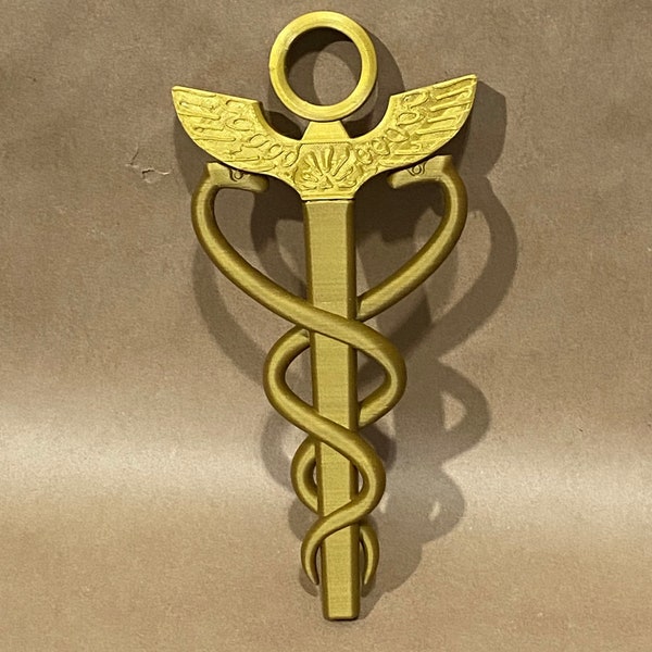 Caduceus Staff - Etsy