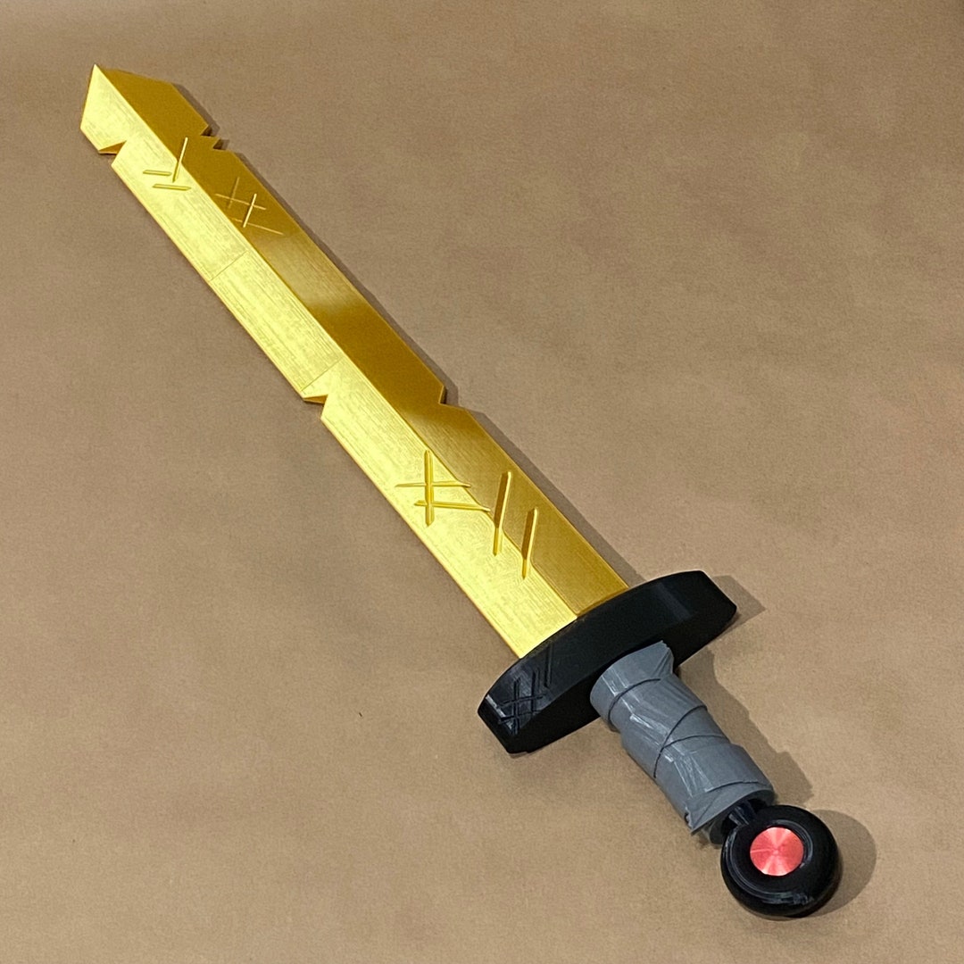 Adventure Time Gold Sword: 3D Printed Cosplay Prop - Etsy