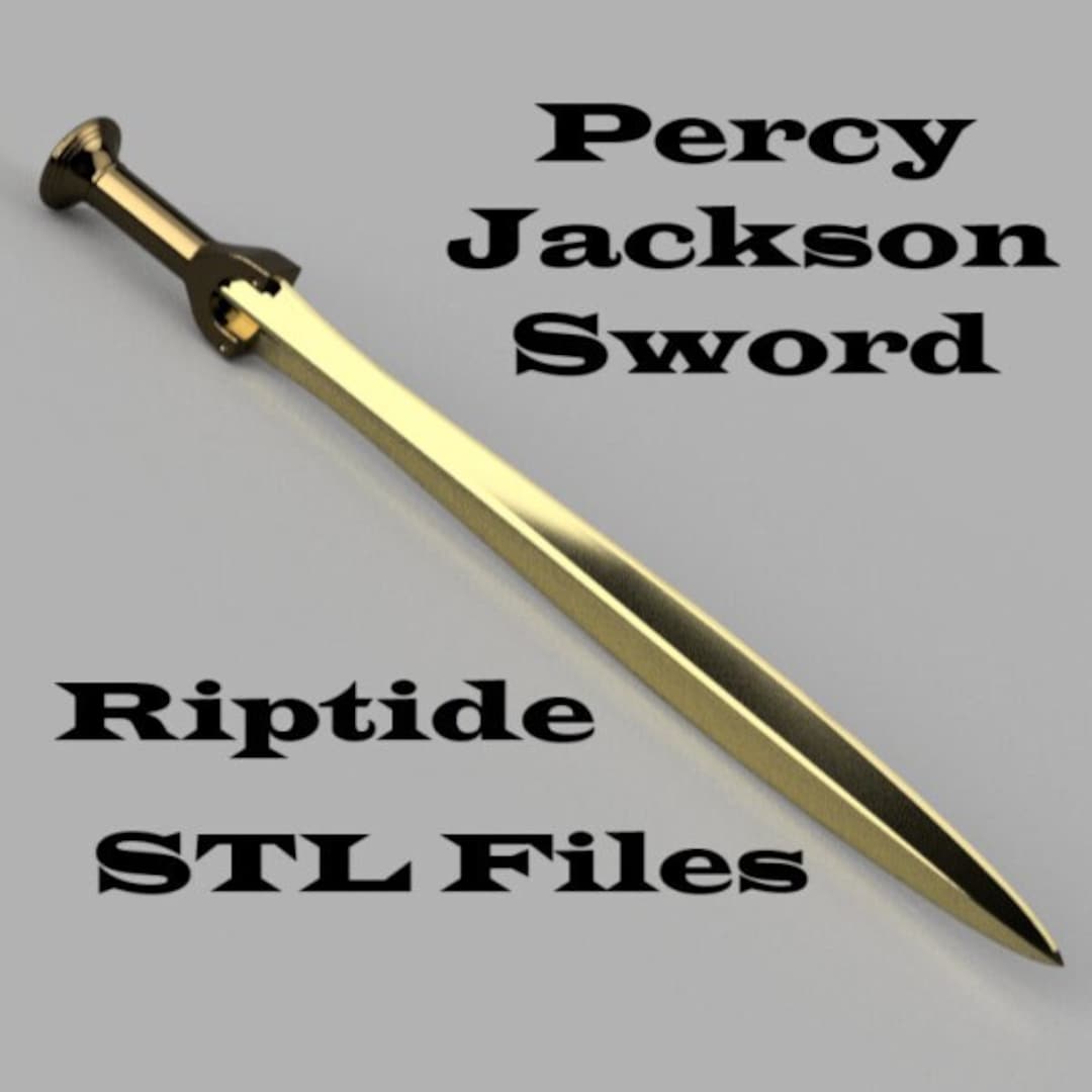 Riptide Sword From the New Percy Jackson Olympians Series (3D Digital ...