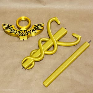 Hermes Caduceus or Staff 3D Print DIY Prop Replica - Etsy