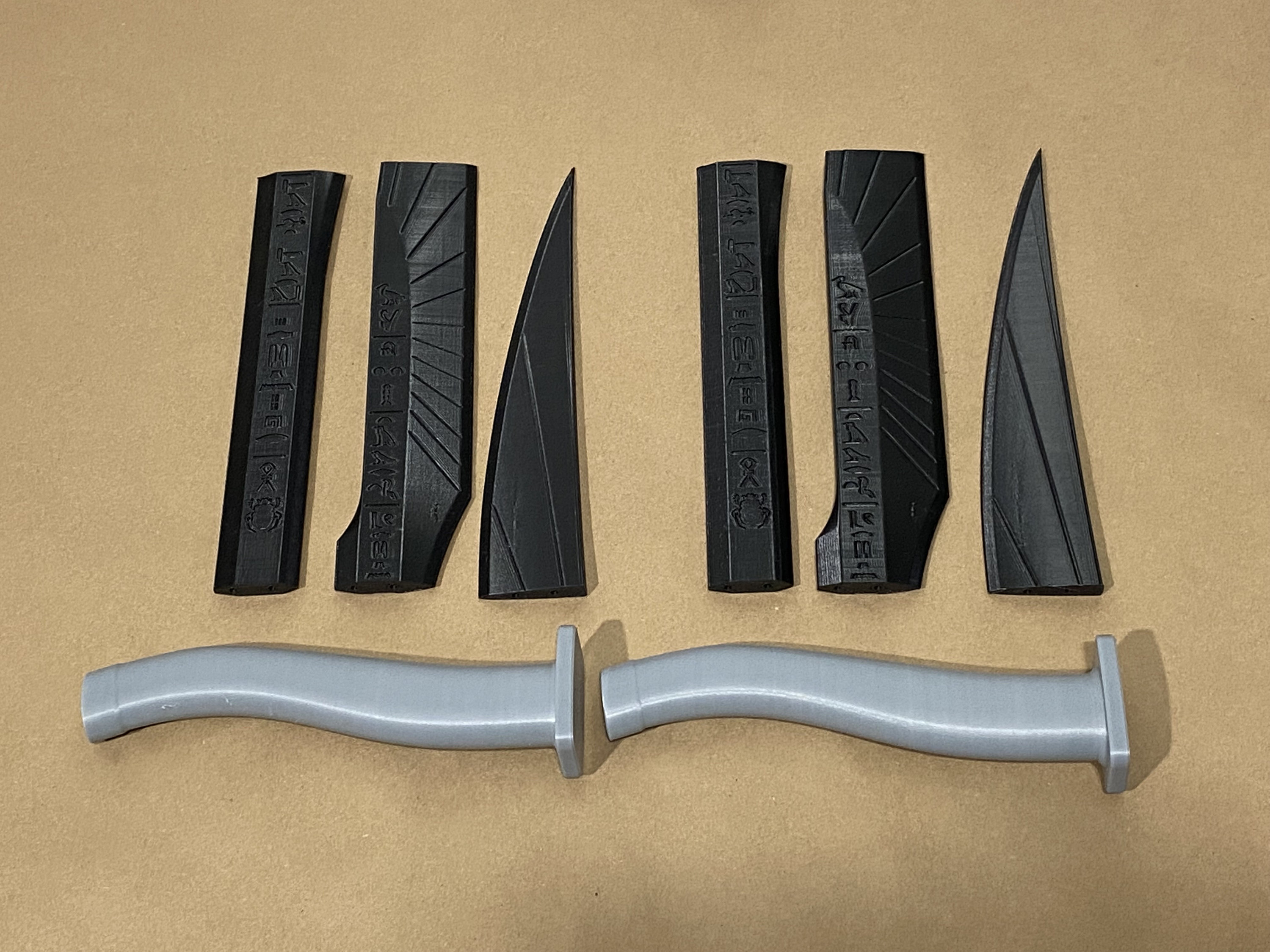 Scarlet Scarab Swords 3D Printed DIY Cosplay Props - Etsy