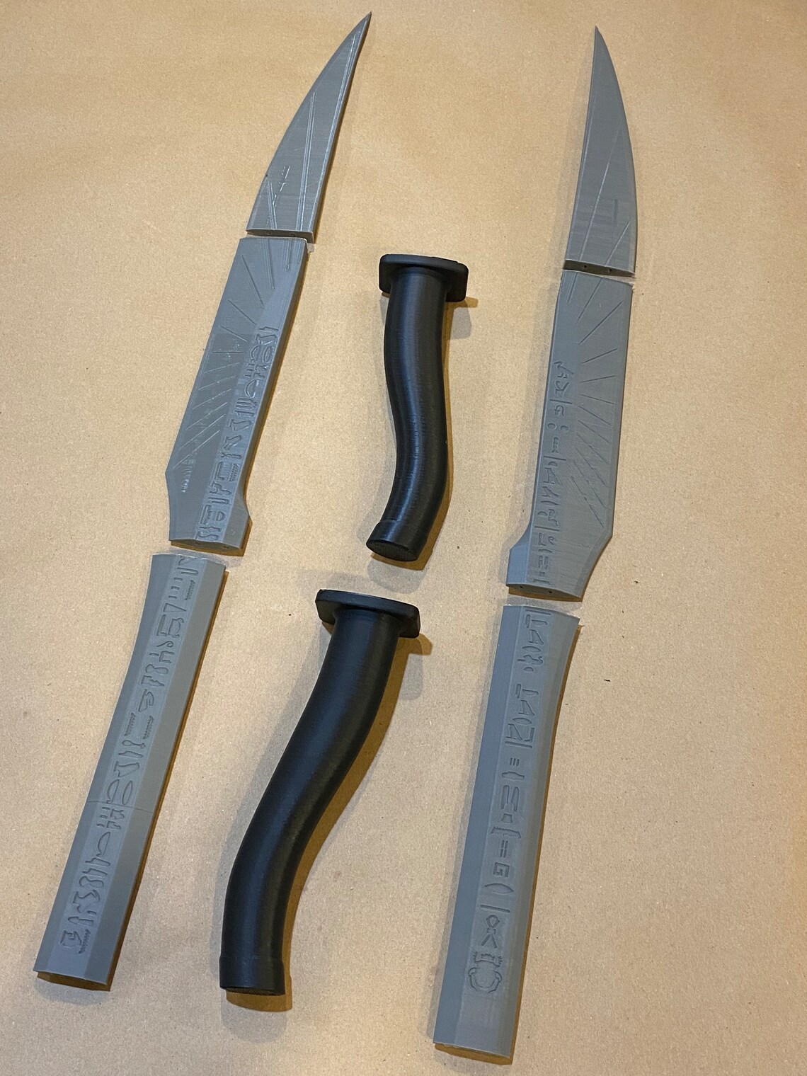 Scarlet Scarab Swords 3D Printed DIY Cosplay Props - Etsy