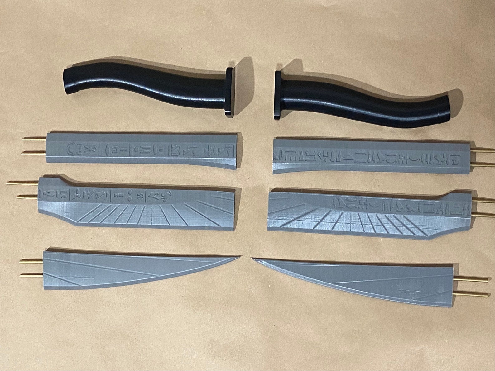 Scarlet Scarab Swords 3D Printed DIY Cosplay Props - Etsy