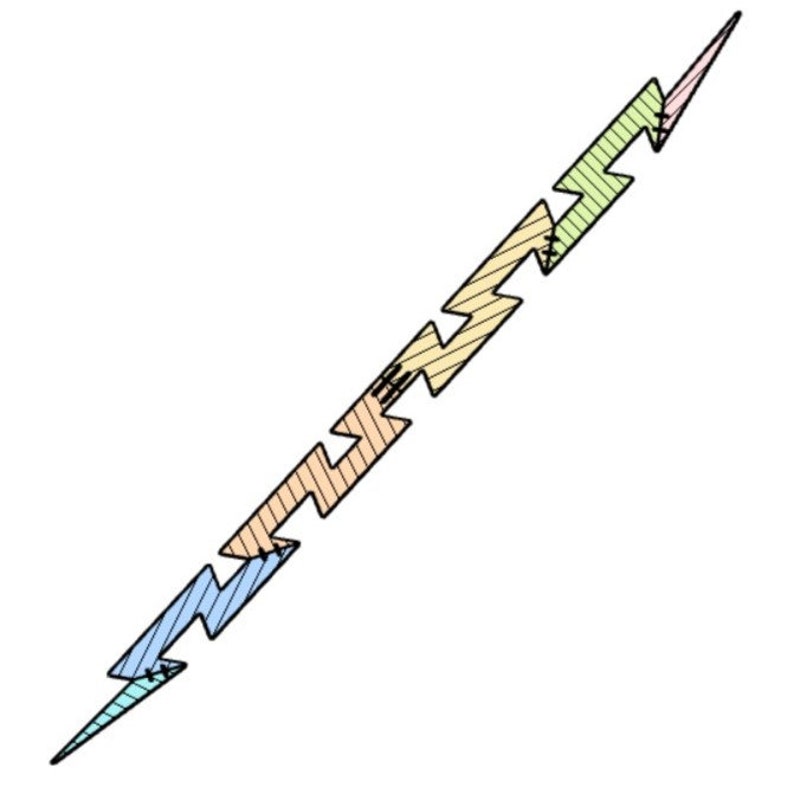 Titan Lightning Bolt - Etsy