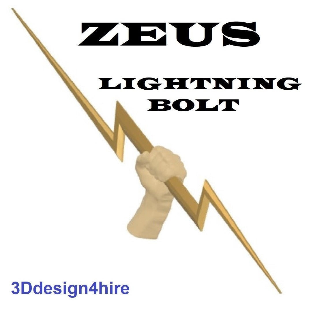 Greek God Zeus Lightning Bolt