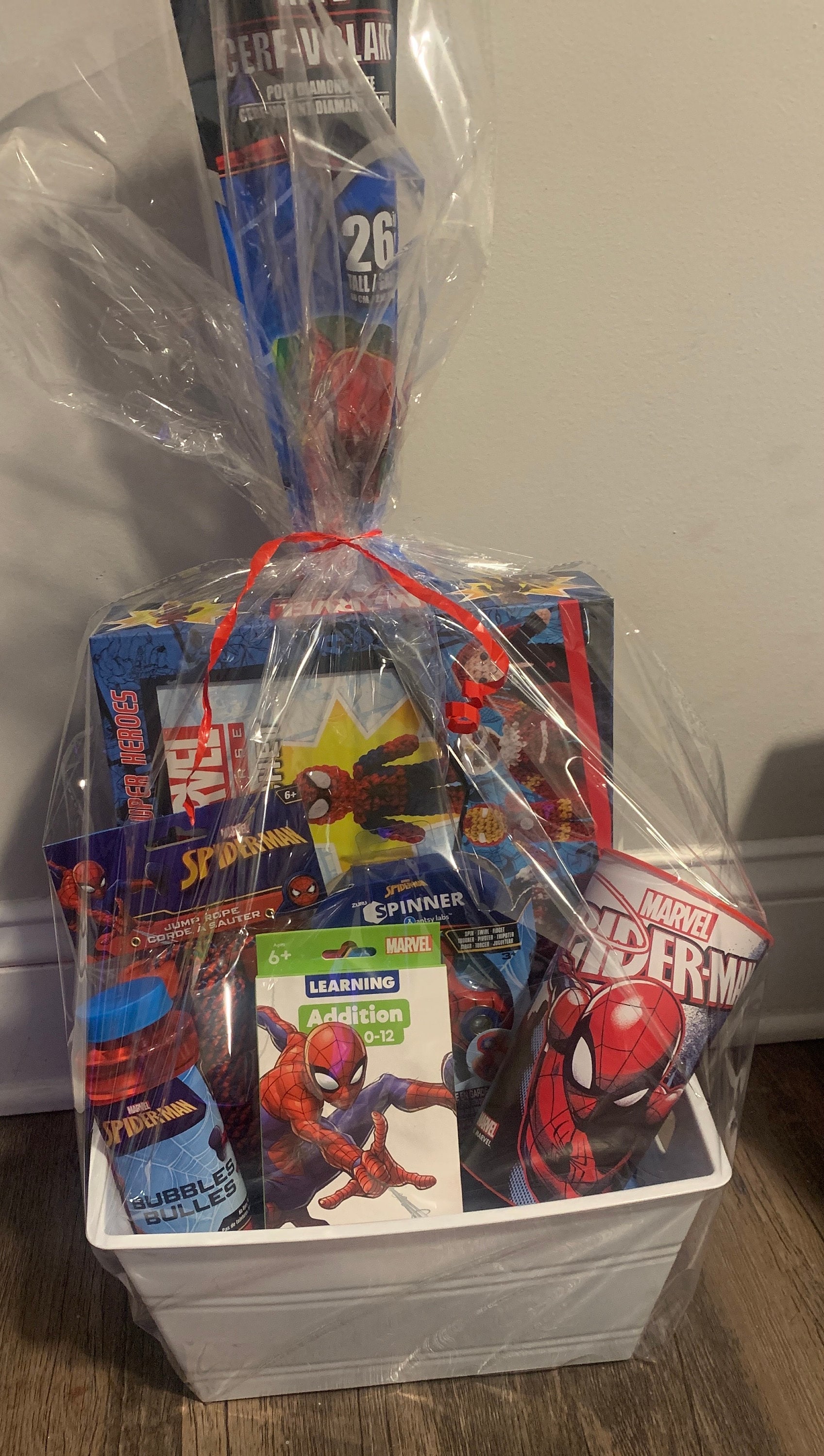 Spiderman Basket - Etsy