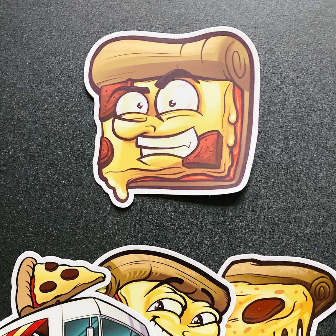 Pizza Party Sticker Pack - Etsy