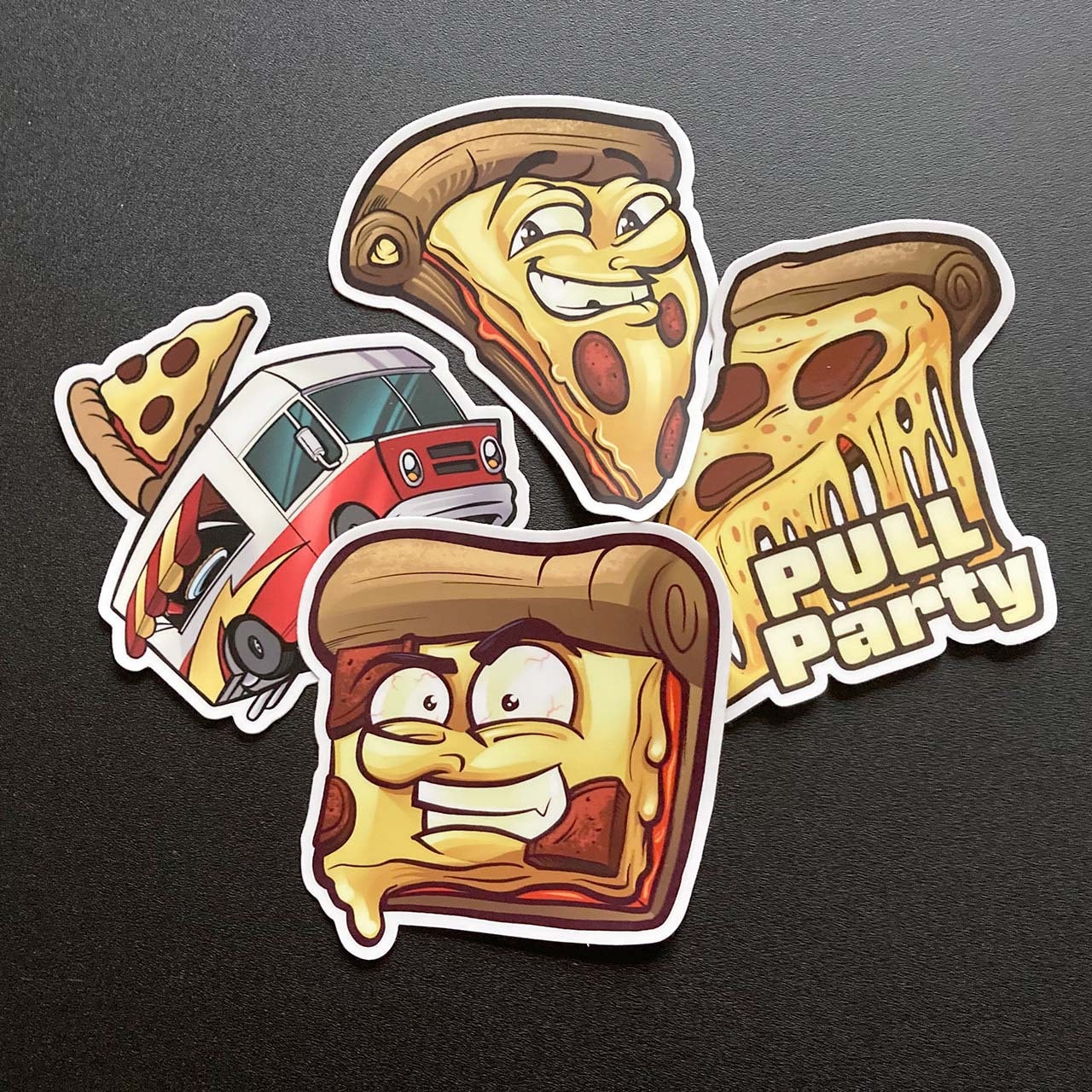 Pizza Party Sticker Pack - Etsy