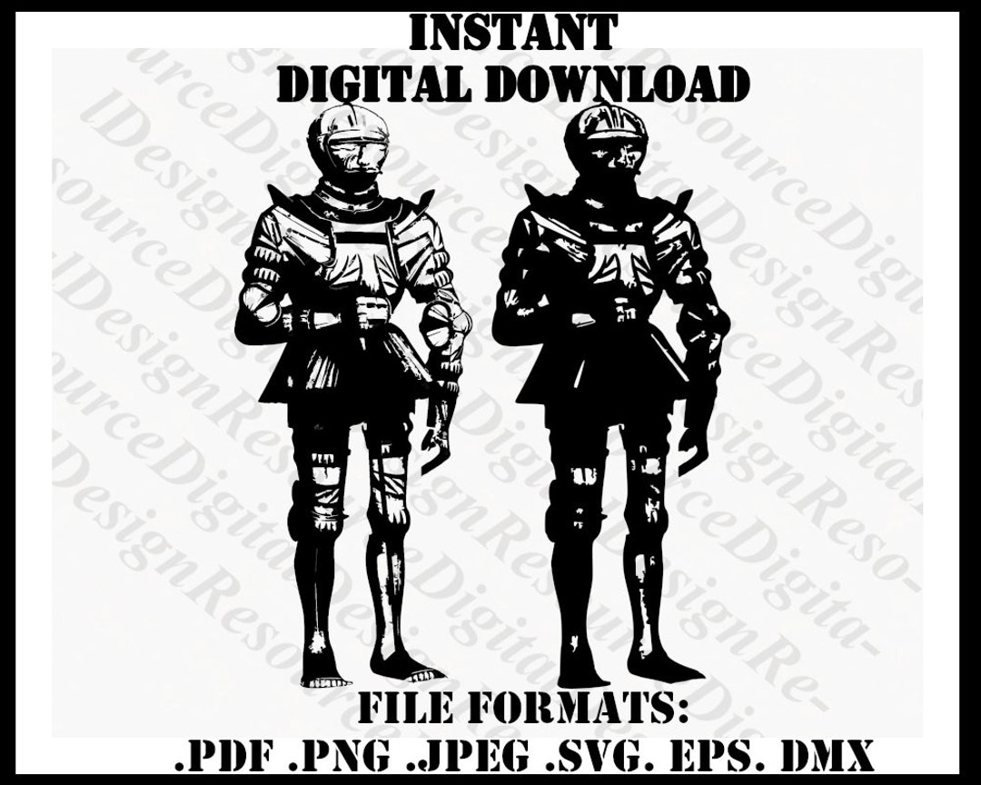French Armor SVG, Ornate Armor Svg, Knight Svg Graphic Design, Instant ...