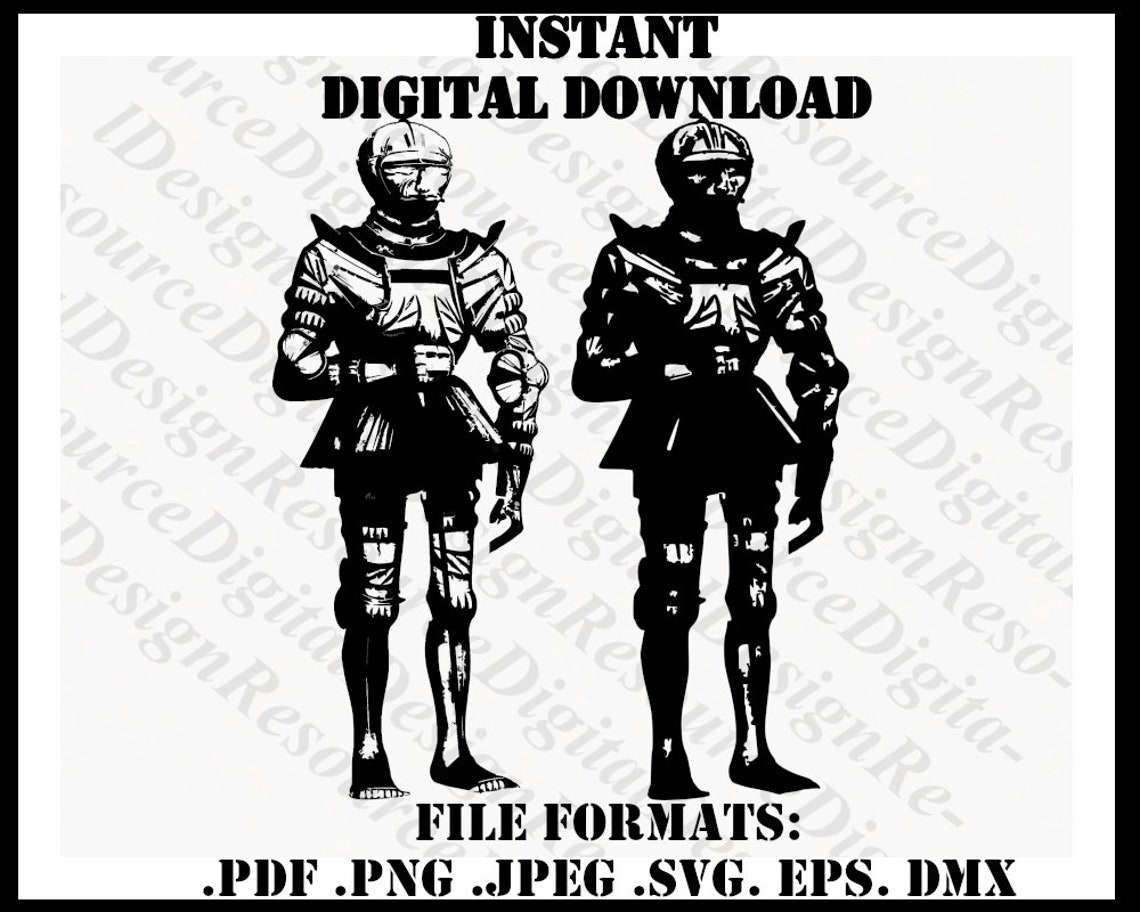 French Armor SVG, Ornate Armor Svg, Knight Svg Graphic Design, Instant ...