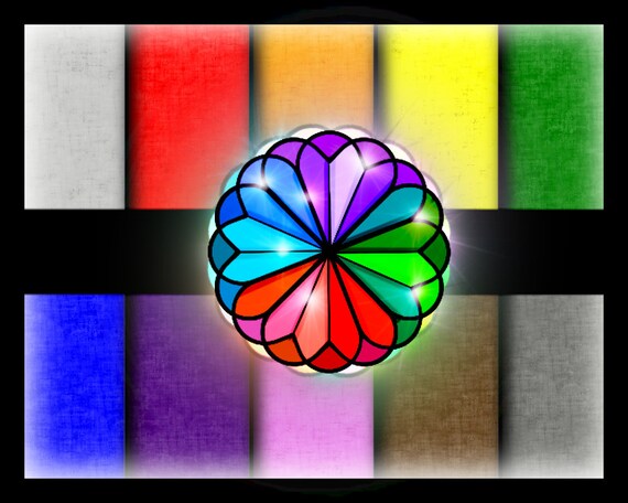 Rainbow Color Papyrus Scroll Paper Journal Pages | Etsy