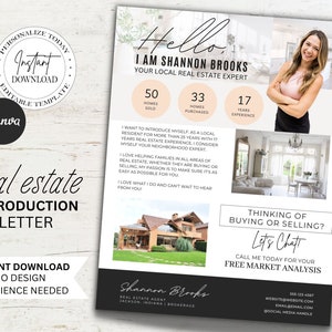 Real Estate Introduction Flyer, Real Estate Mailer, New Agent Intro ...