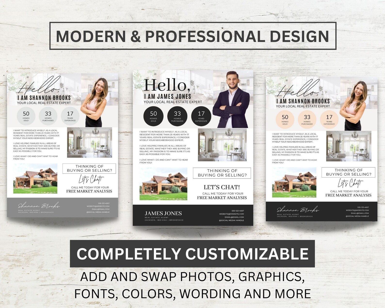 Real Estate Introduction Flyer, Real Estate Agent Marketing Letter ...