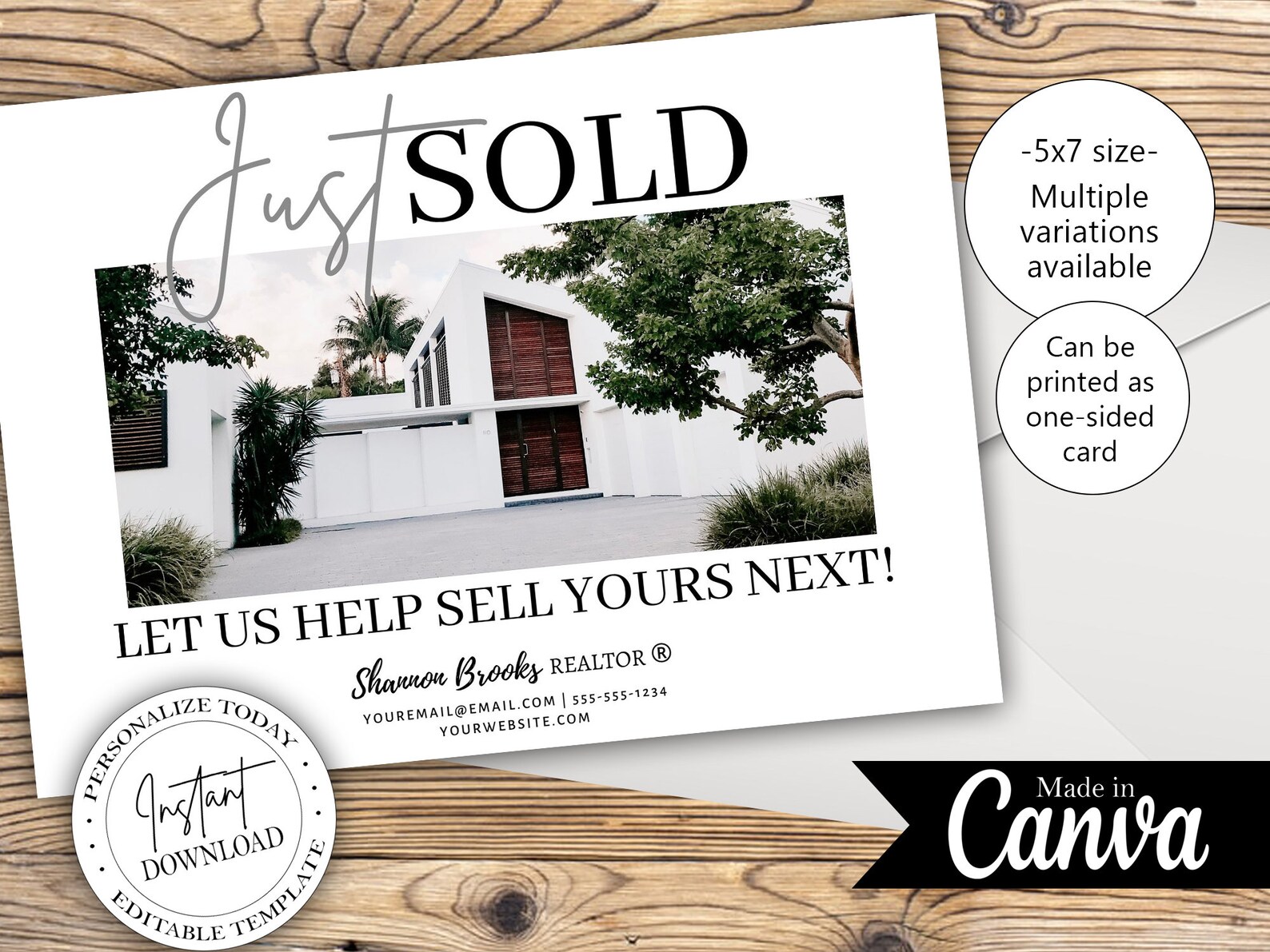 Real Estate Postcards, Just Sold Postcards, Realtor Marketing Postcards ...
