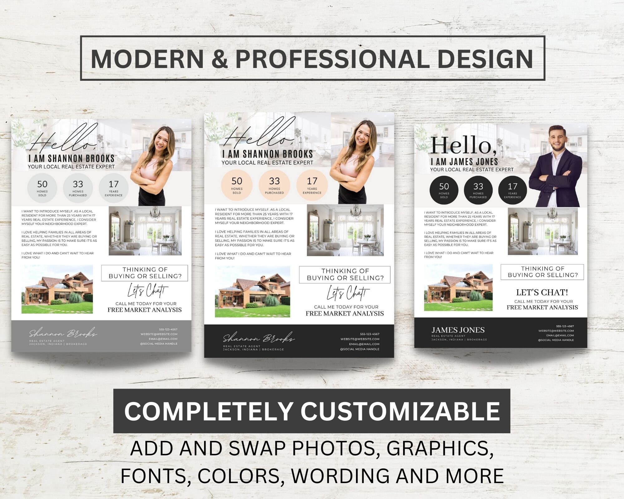 Real Estate Introduction Flyer, Real Estate Mailer, New Agent Intro ...