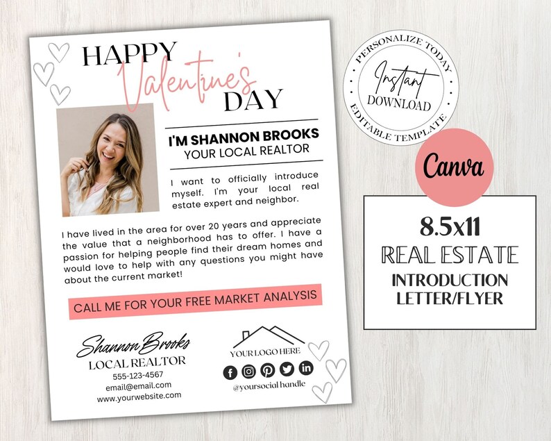 Real Estate February Prospecting Letter , Real Estate Valentine’s Day ...