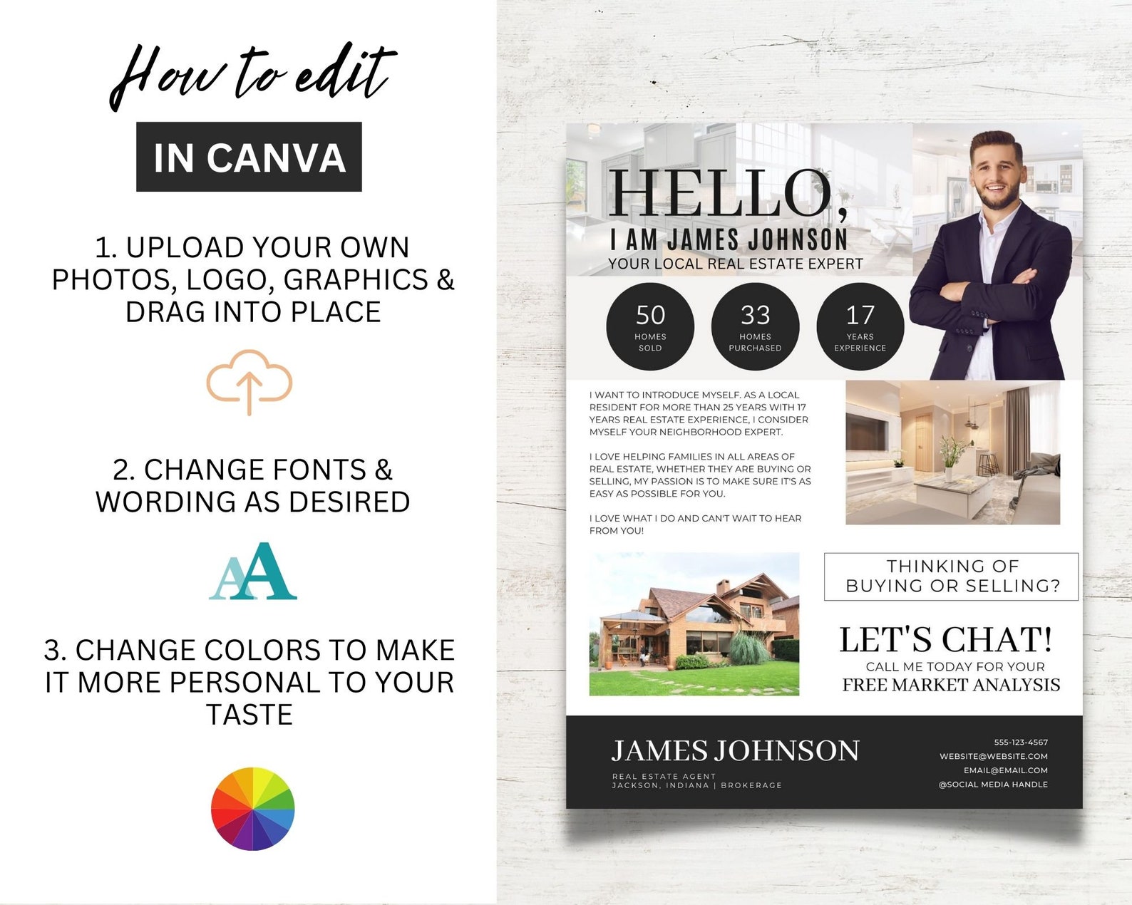 Real Estate Introduction Flyer, Real Estate Agent Marketing Letter ...