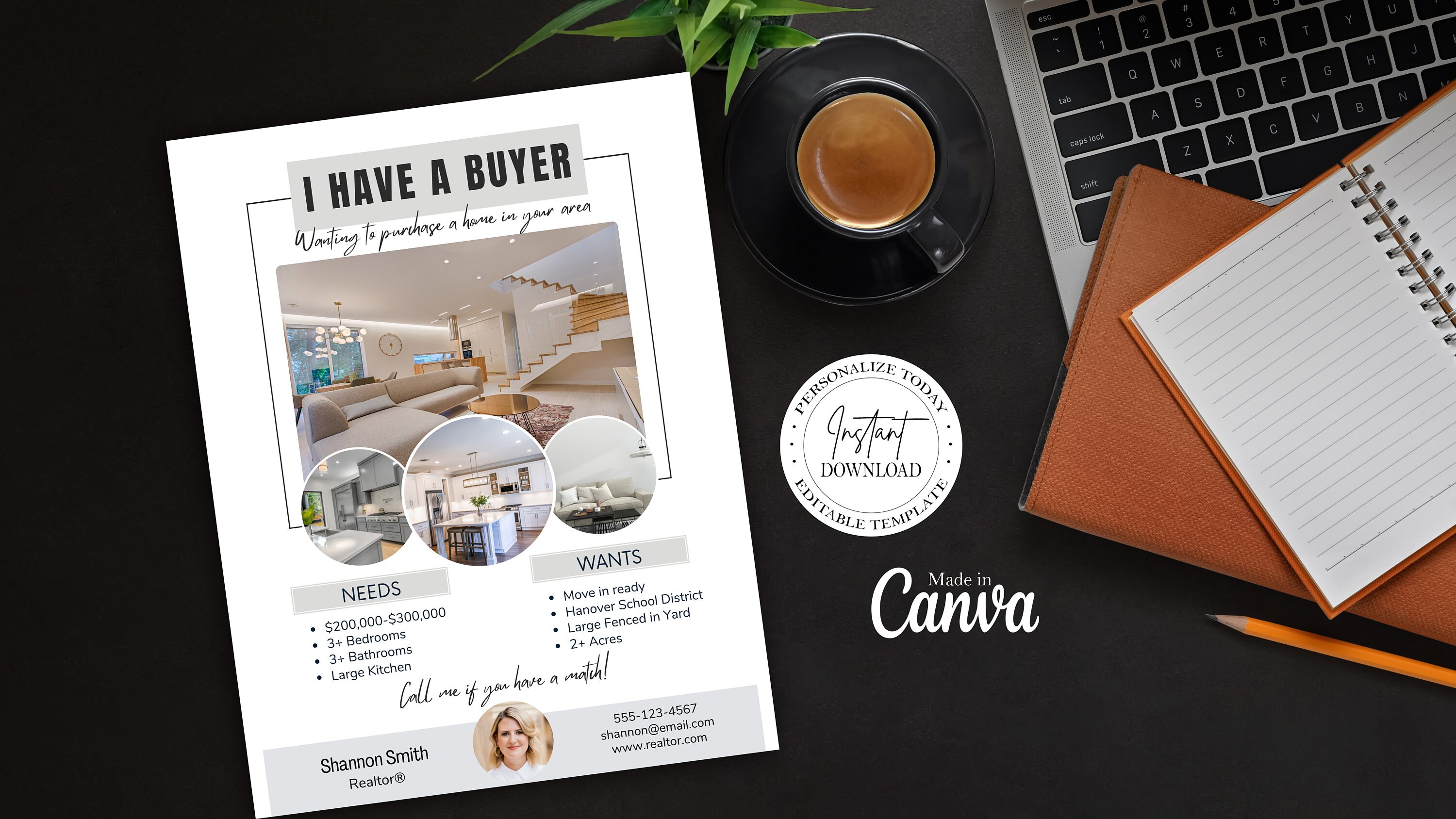 I Have a Buyer Real Estate Flyer, Real Estate Marketing Letter, Mailer ...