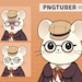 Cartoon Mouse Pngtuber Avatar: Animated Streamer Avatar (veadotube ...