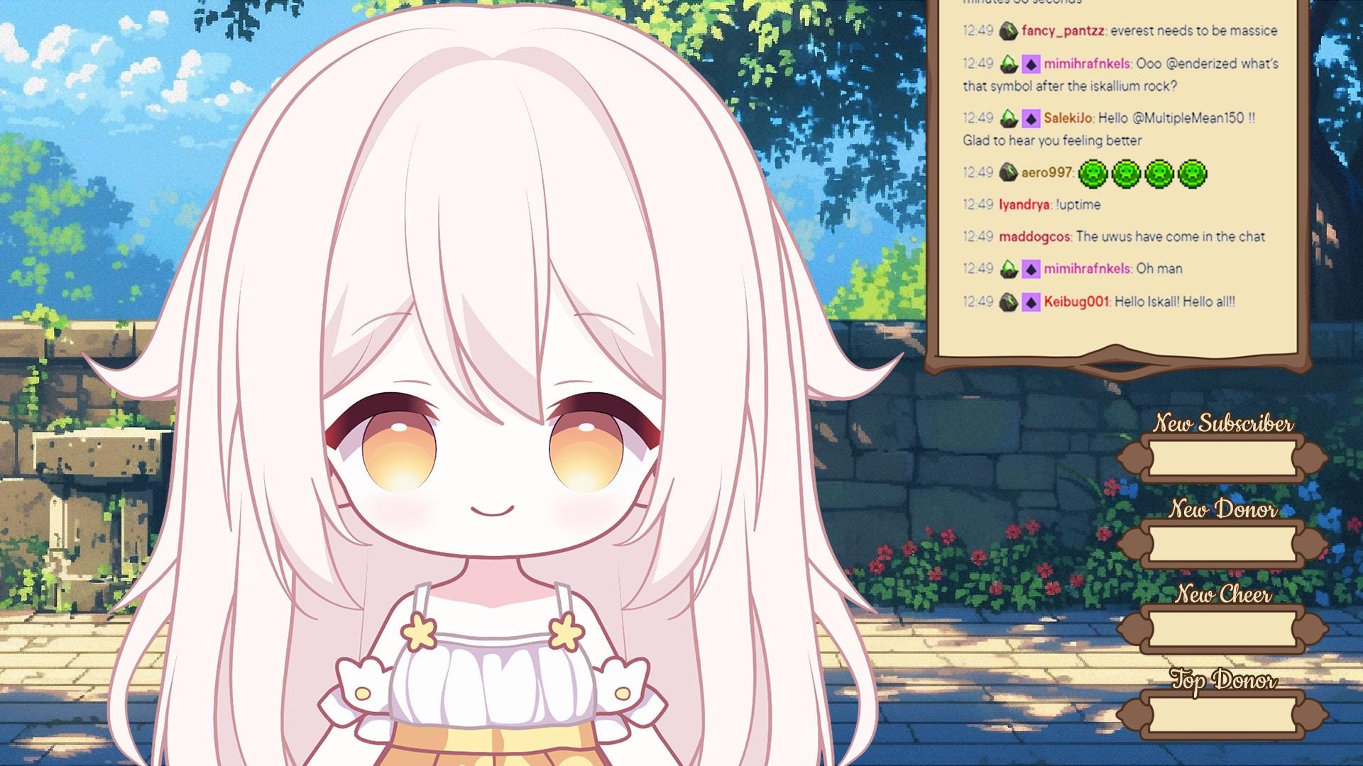 Premade Cute Girl Chibi Vtuber Model, Live2d Full Body Rig, Ready to ...