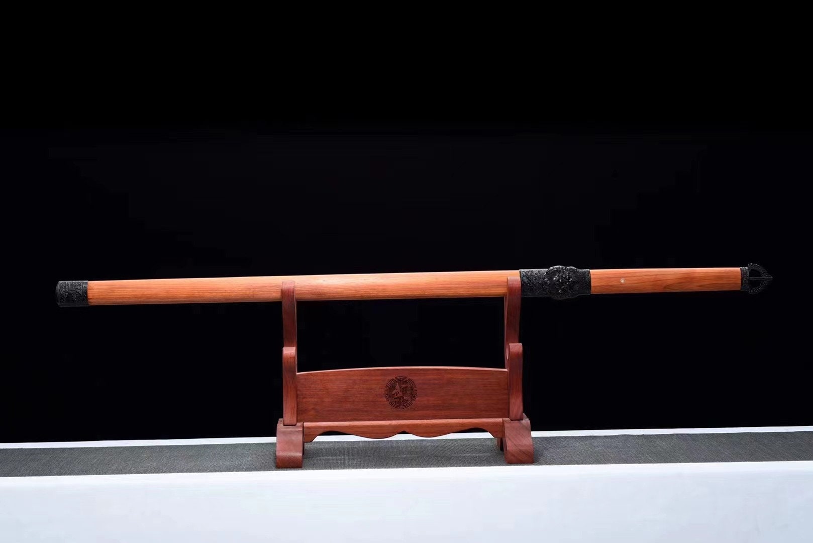 Quan Tang Samurai Straight Sword Hand-forged Samurai Sword T10 Steel ...