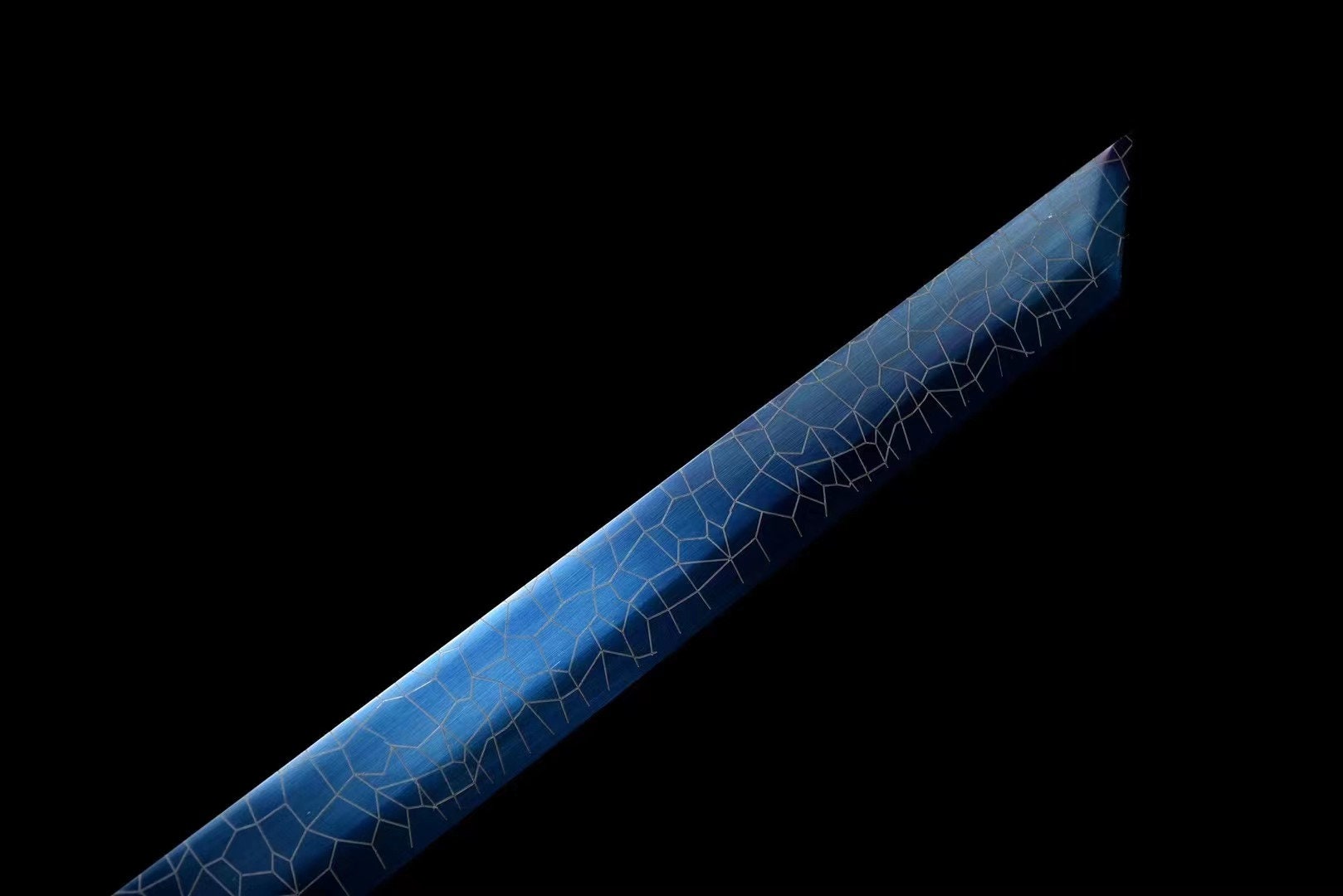 Japanese Hand-forged Katana Quan Tang 1060 Steel Samurai Sword Baked ...