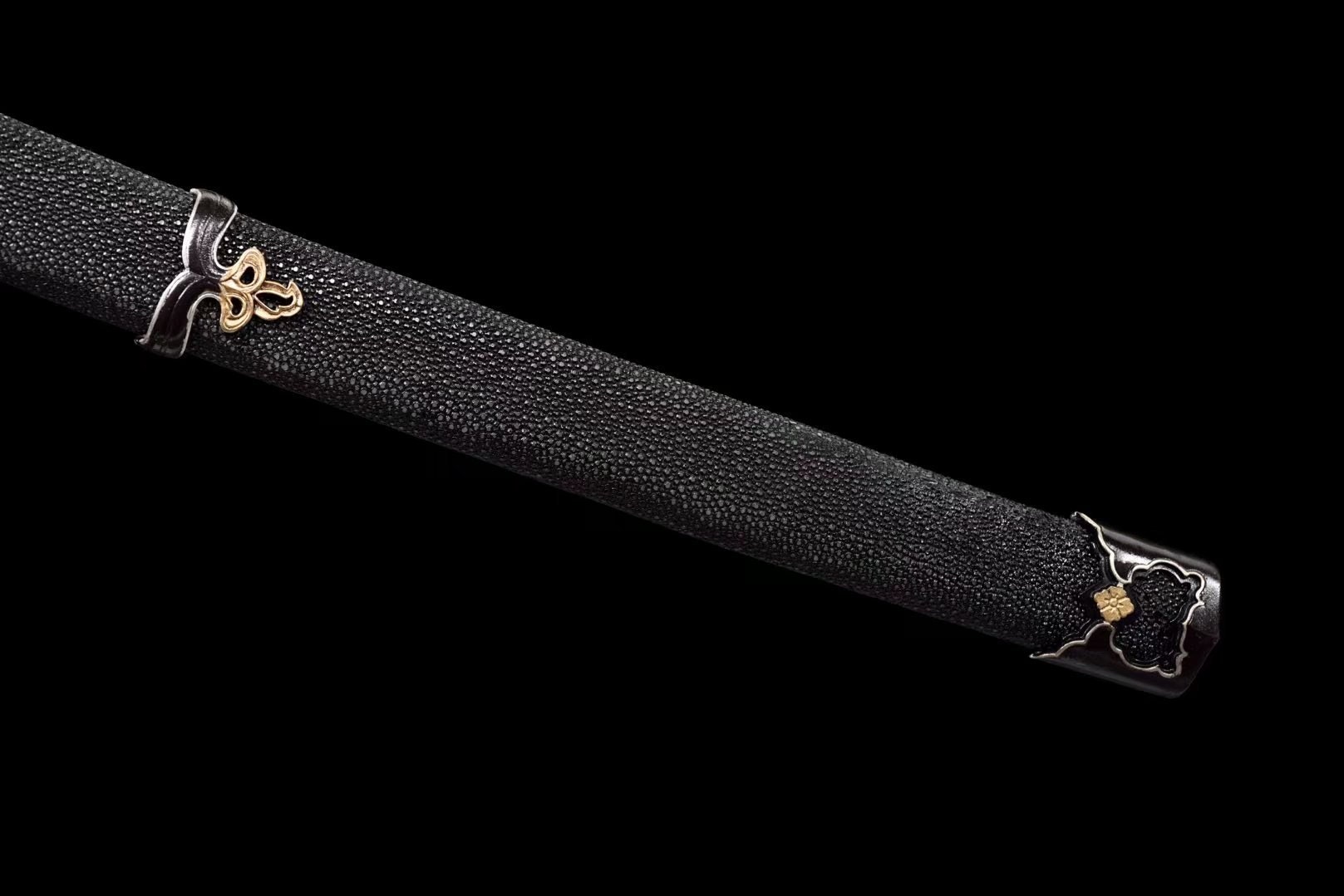 High-end Japanese Katana Pearl Fish Skin Scabbard Gilt | Etsy