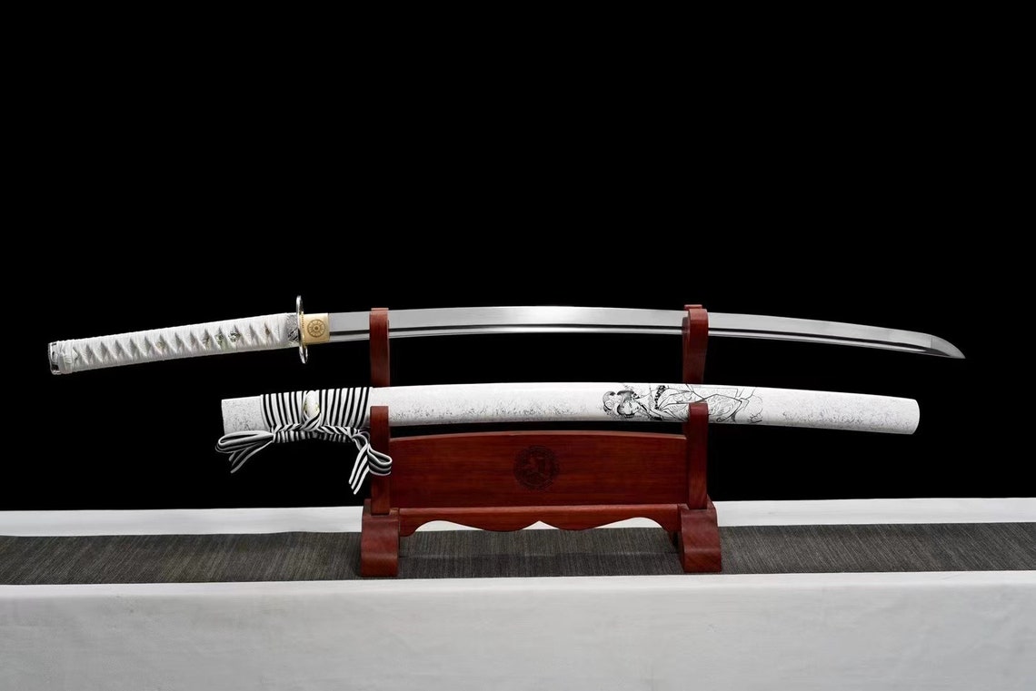 Hand Forged Japanese Sword Full Tangatana 1045 Steel Katana | Etsy