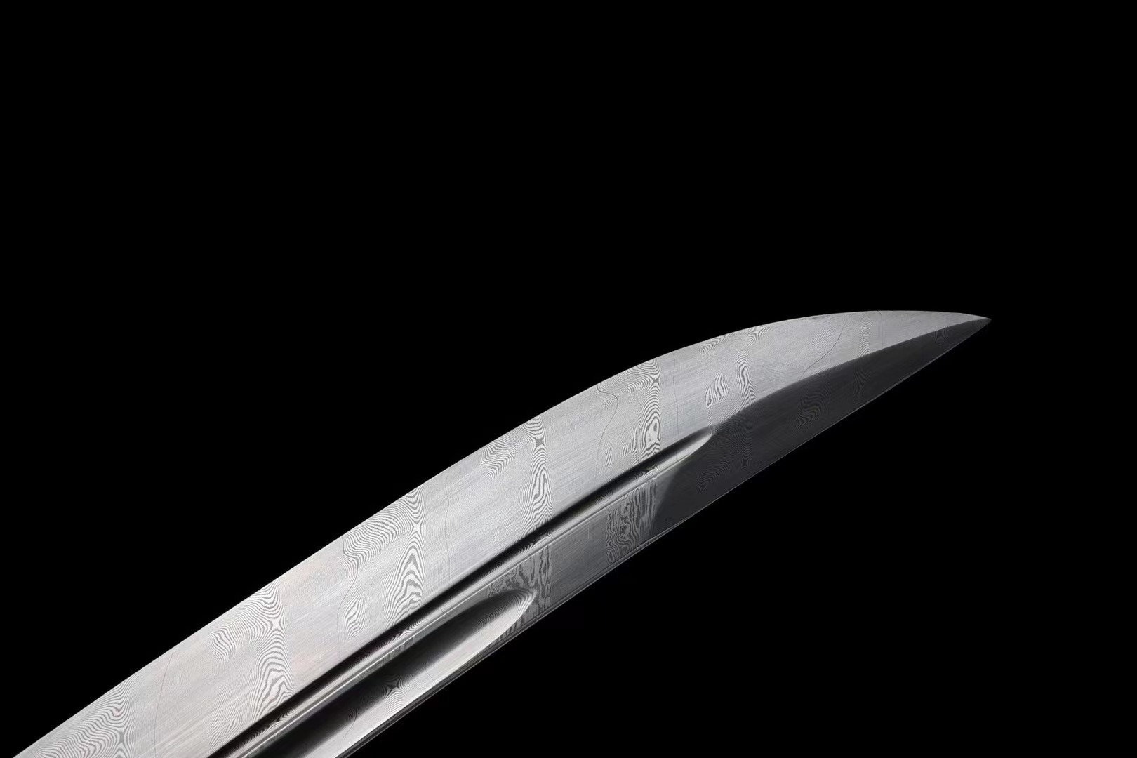 Japanese Katana Short Samurai Sword Quan Tang Damascus Steel - Etsy