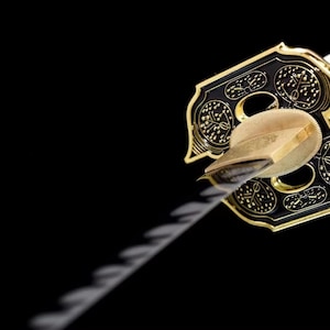 Full Tang Japanese Samurai Sword Anime Katana Swords Cosplay Sword 1060 ...