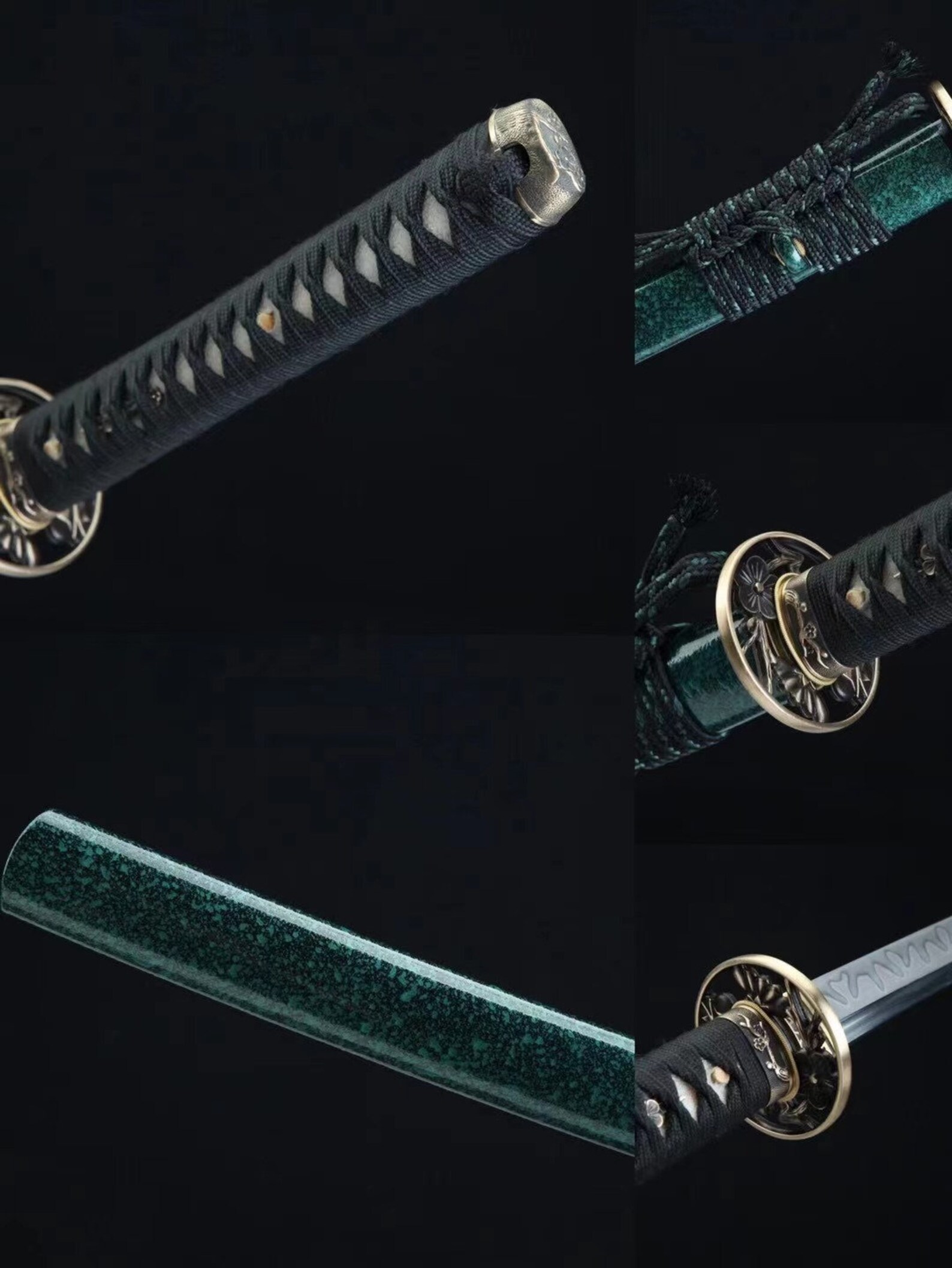 The Real Japanese Katanas 1095 Steel Clay Tempered Samurai Swords All ...