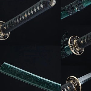 The Real Japanese Katanas 1095 Steel Clay Tempered Samurai Swords All ...