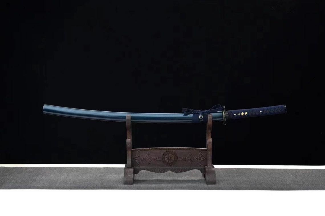 All Tang Japanese Katana Hand Forged Katana High Manganese | Etsy