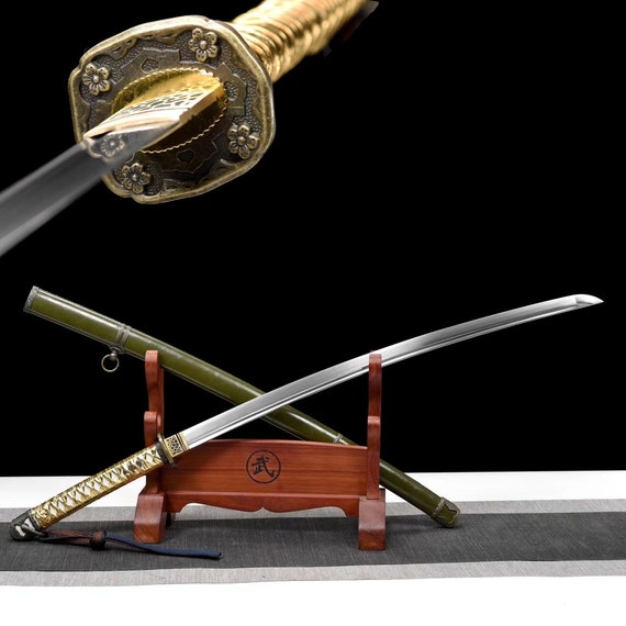 Hand-forged Japanese Katana 1060 Steel Katana Japanese Tachi - Etsy