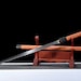 Quan Tang Samurai Straight Sword Hand-forged Samurai Sword T10 Steel ...