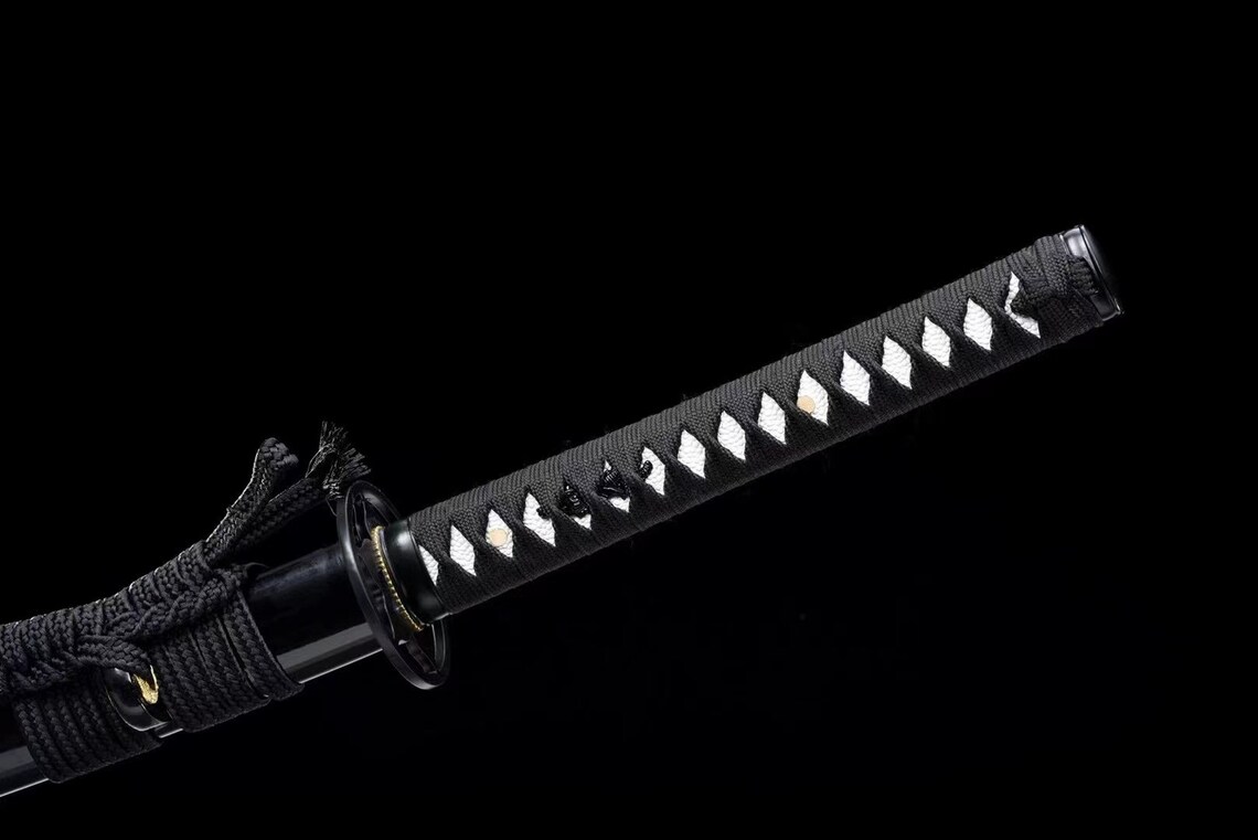 Hand-forged Japanese Samurai Anime Wooden Knife Katana | Etsy