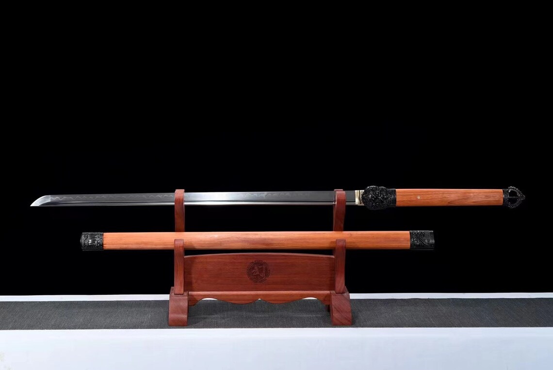 Quan Tang Samurai Straight Sword Hand-forged Samurai Sword T10 | Etsy