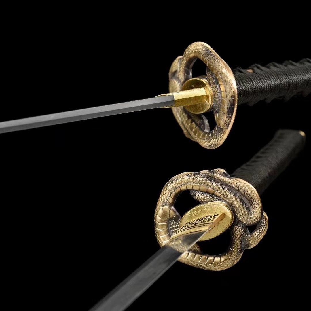 Hand-forged Japanese Samurai Sword Damascus Steel - Etsy