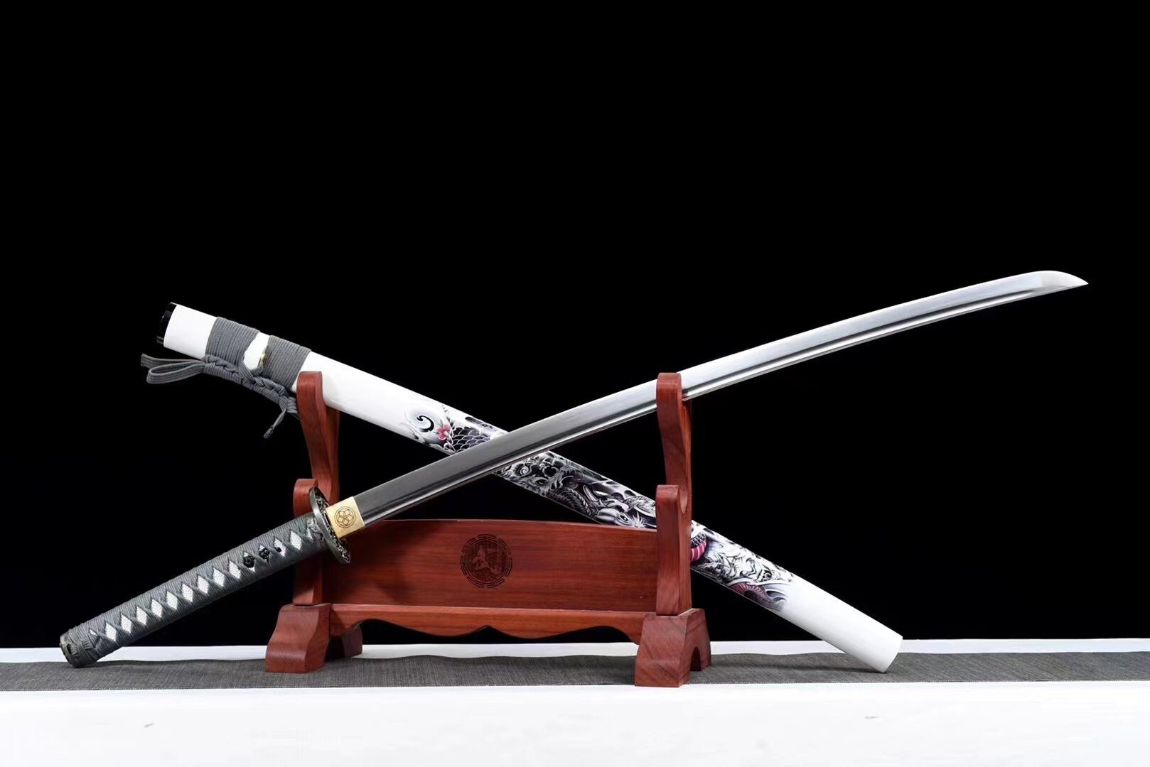 Full Tang Stainless Steel Katana Hand Forged Katana Sword - Stainless ...