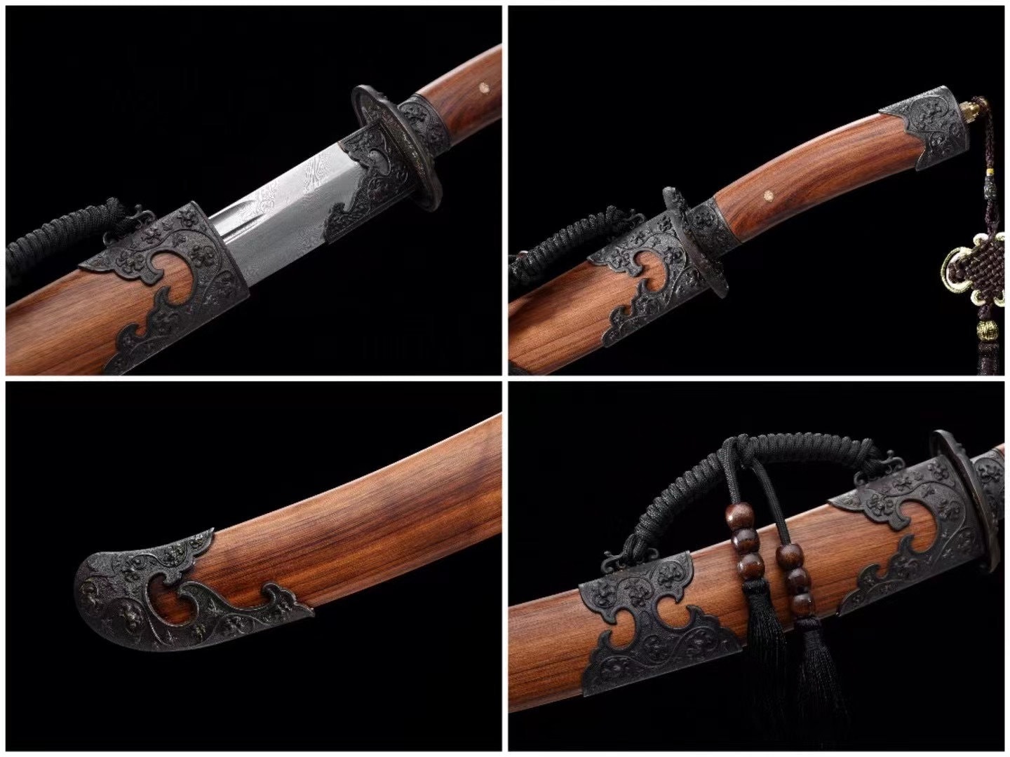 Japanese Katana Short Samurai Sword Quan Tang Damascus Steel - Etsy