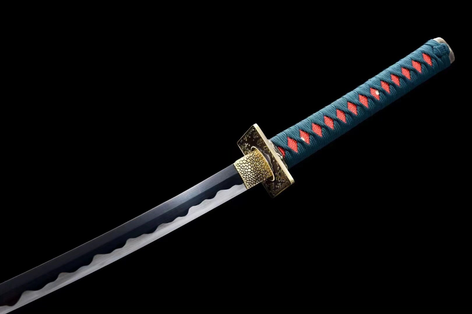 A Genuine Handmade Anime Katana Anime Sword Roasted Black - Etsy