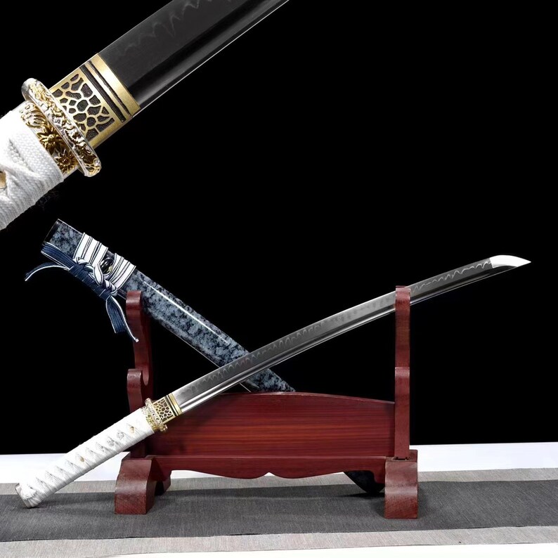 Quan Tang Japanese Samurai Sword Medium Size T10 Steel | Etsy