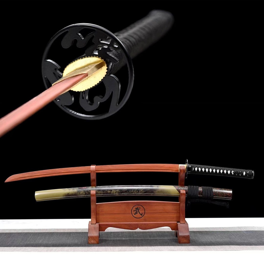 Handmade Anime Wooden Samurai Sword Cosplay Katana - Etsy
