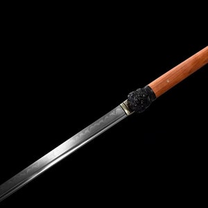Quan Tang Samurai Straight Sword Hand-forged Samurai Sword T10 Steel ...