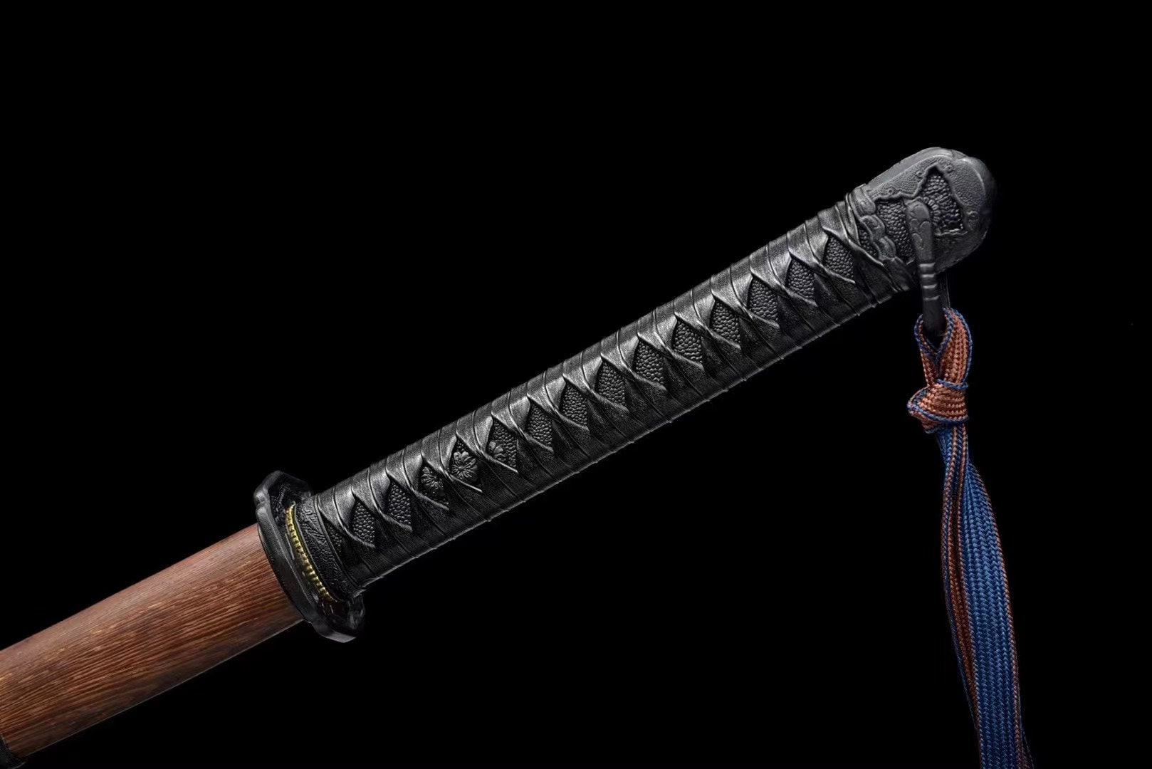 Hand-forged Japanese Katana 1060 Steel Samurai Sword Japanese Taijutsu ...