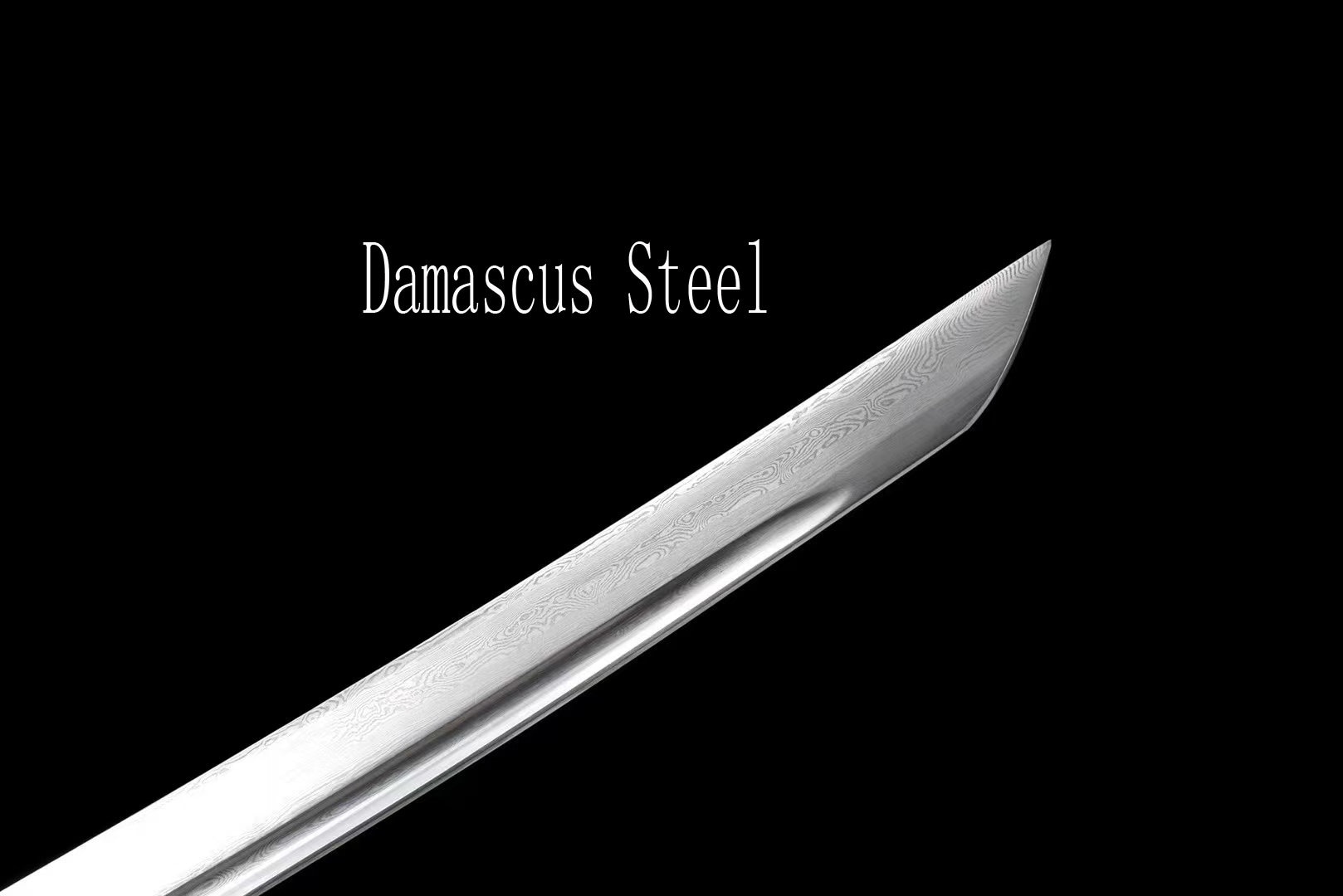 Reverse Blade Japanese Samurai Sword Full Tang Katana Blue Scabbard ...